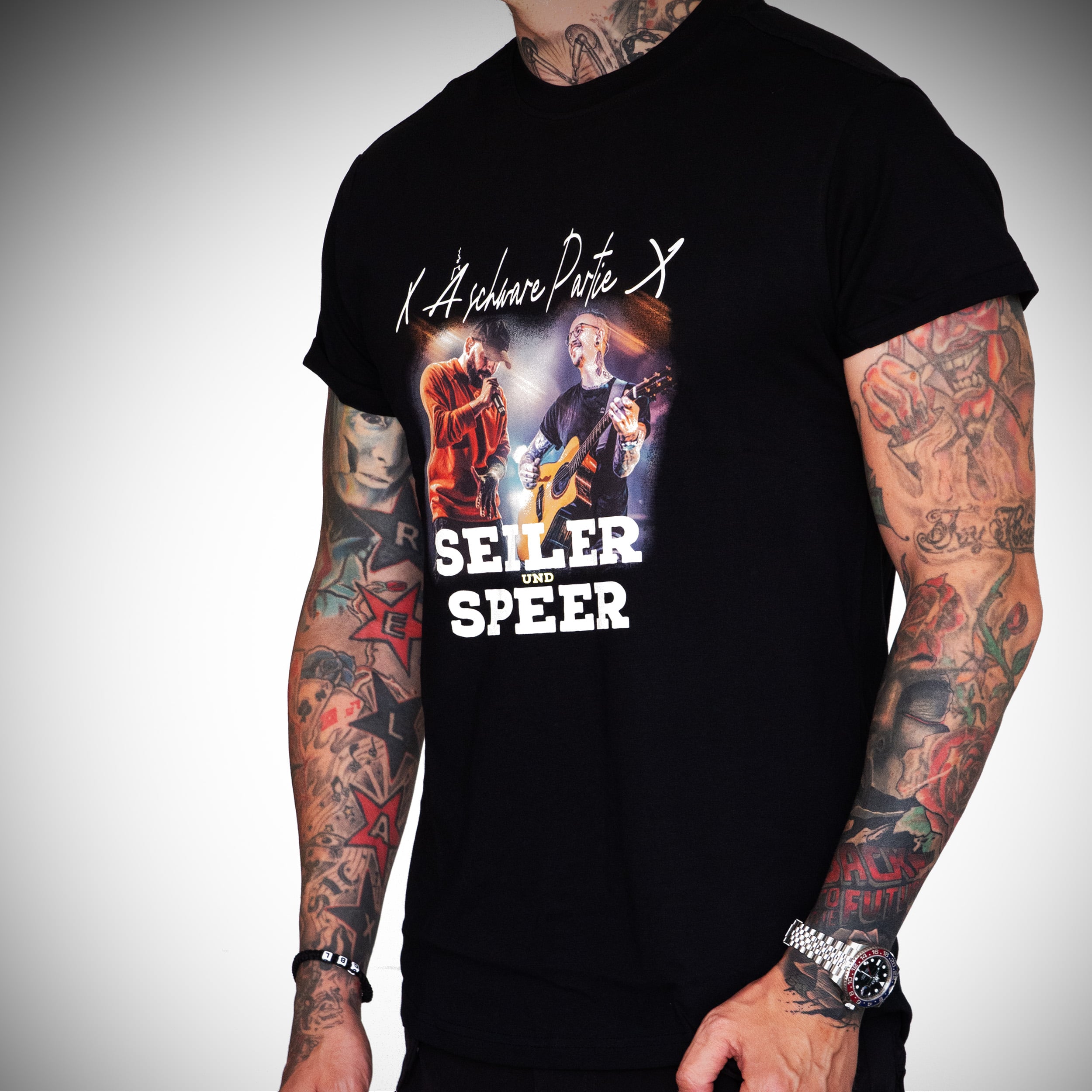 T-Shirt "A schware Partie X" 25 - Fan Shop - Seiler und Speer